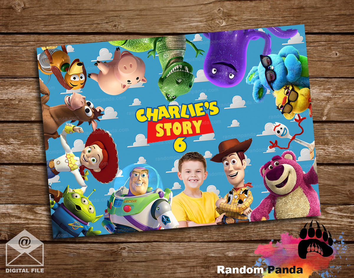 Funny Buzz Lightyear Woody Poster, Toy Story Party Banner – Random Panda