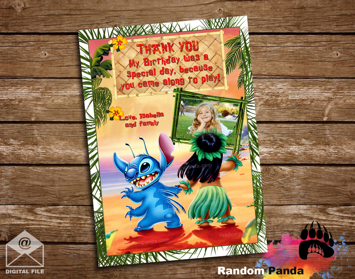 Thank You Lilo And Stitch Lilo And Stitch Thank You Themed Baby Shower